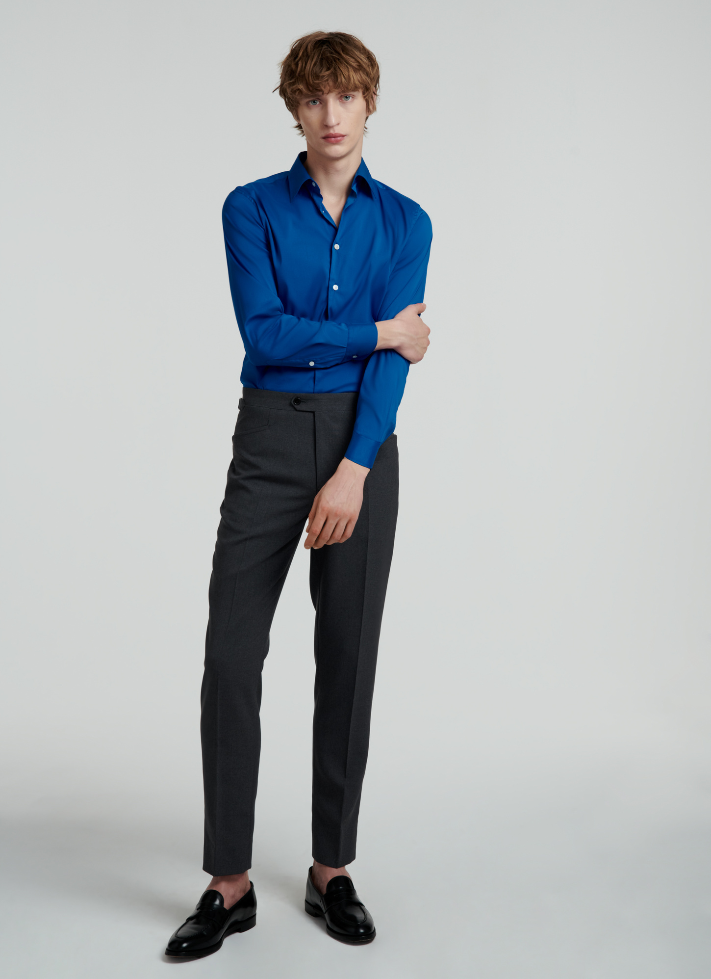 Chemise Casual Bleu Electrique Homme - Fursac H3VADD-VH31/34