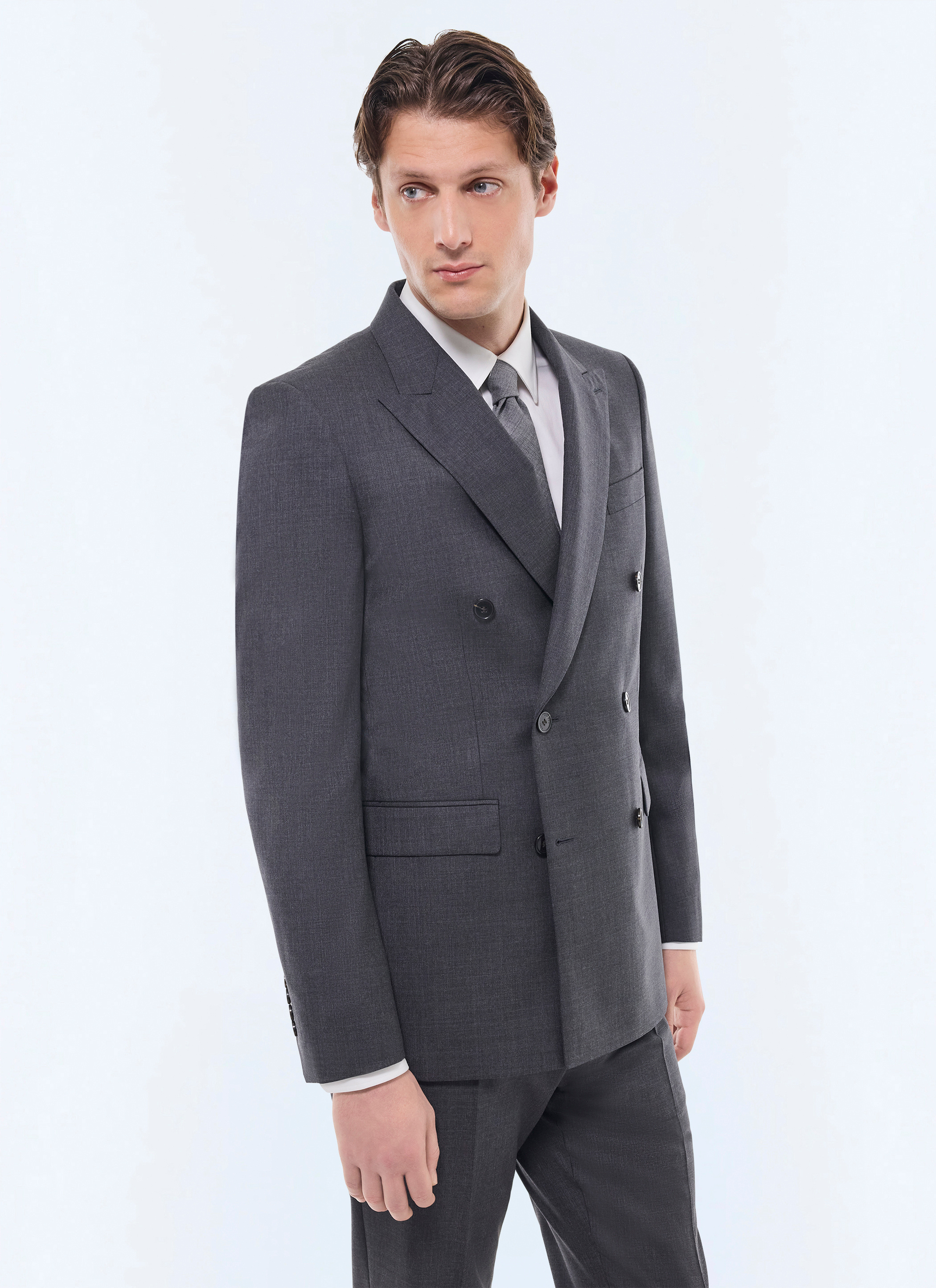 Costume Croisé Gris Homme - Fursac C3FOCA-CC64-B029