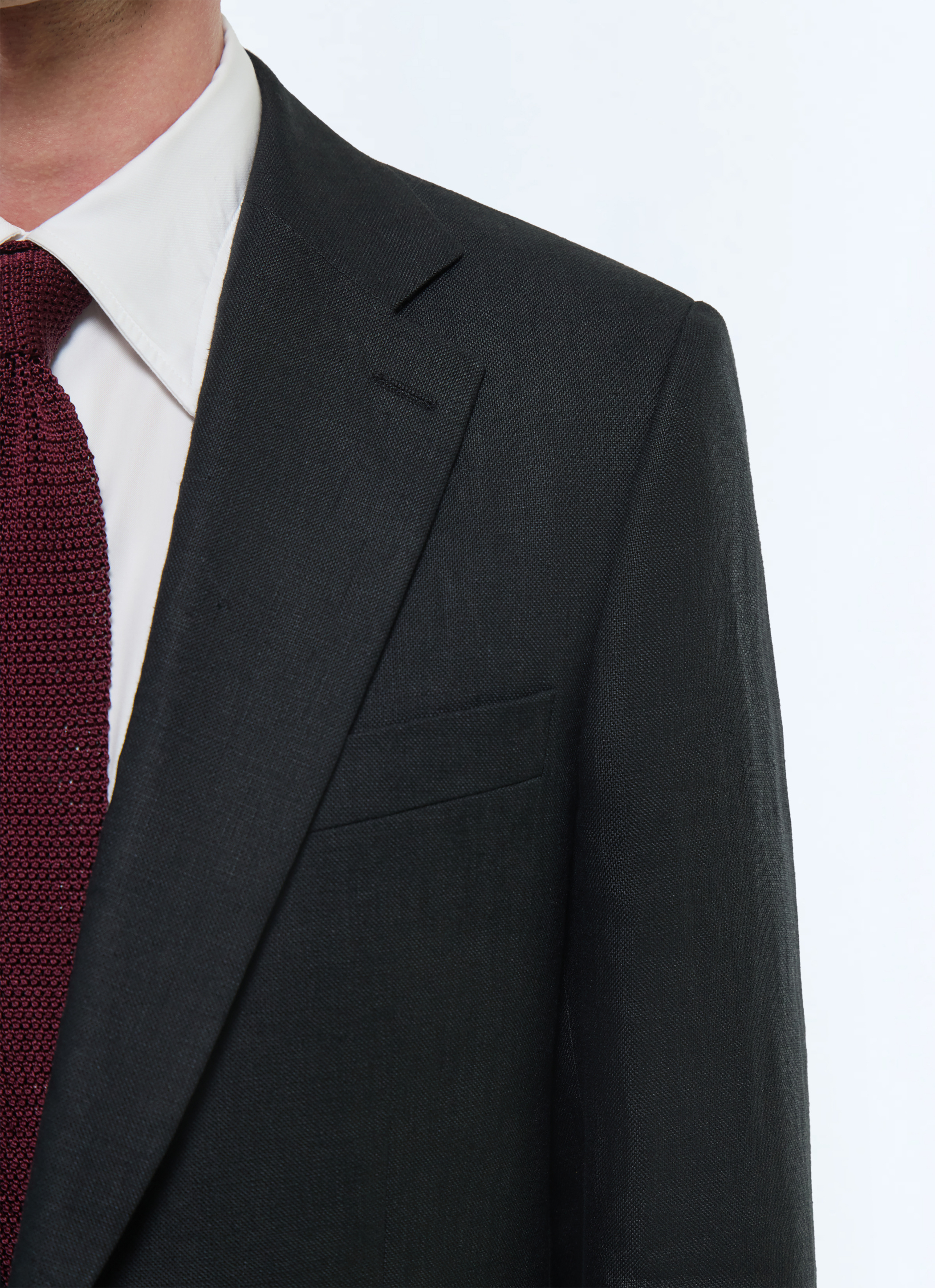 Black separate suits suit C3FEDO-FX13-B020 - Men's suit