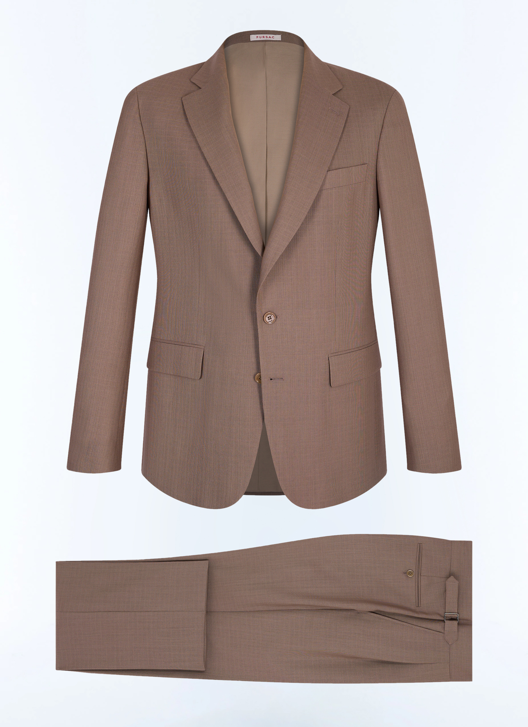Taupe brown - Check pattern separate suits suit C3JADA-JC20-G014 - Men ...